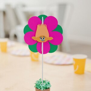 Trolls Flower Confetti . Trolls Party Decorations - Etsy