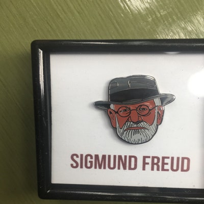 Sigmund Freud Psychology Pin - Etsy