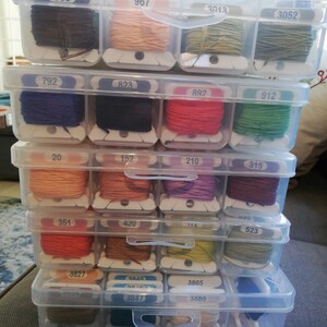 DMC Floss Chip Storage System Acrylic Floss Chips for DMC - Etsy