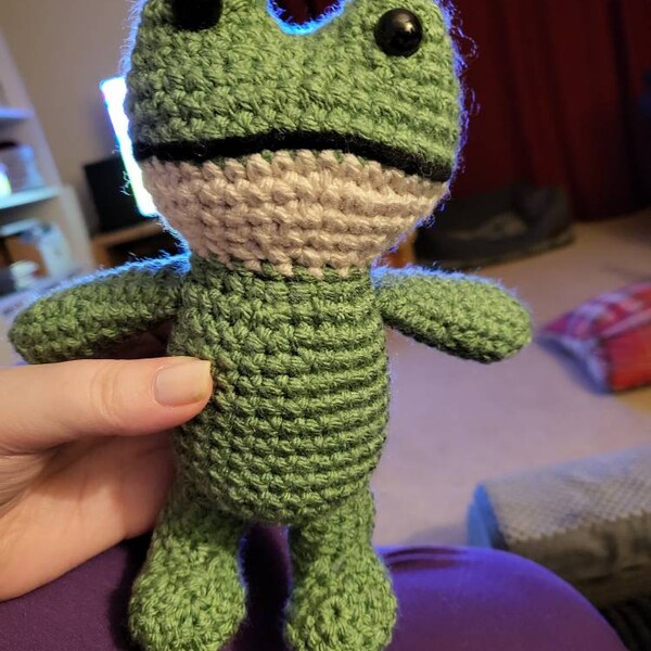 Crochet Pattern-plush Milo the Frog(pdf/eng) - Etsy