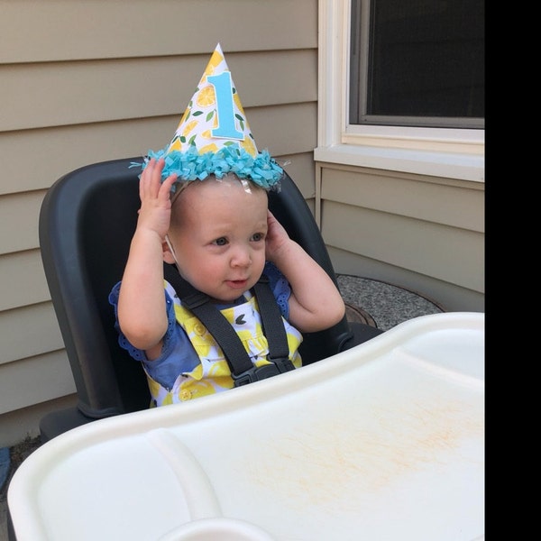 Pink Lemonade Party Hat - Lemonade Stand Birthday Party, Pink Lemonade ...