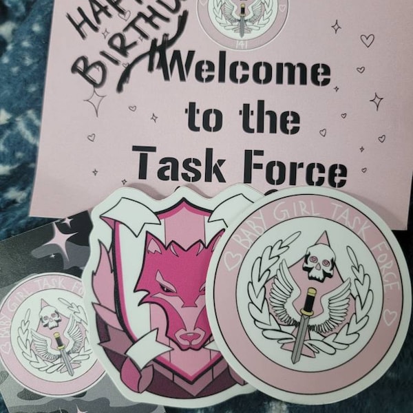 Baby Girl Task Force Sticker - Etsy