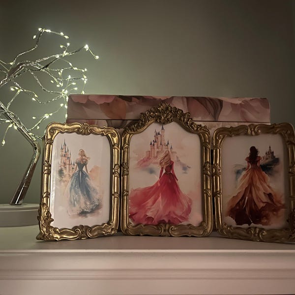 Frame TV Art ~ Belle | Beauty & the Beast | Fairytale Castle Landscape ...