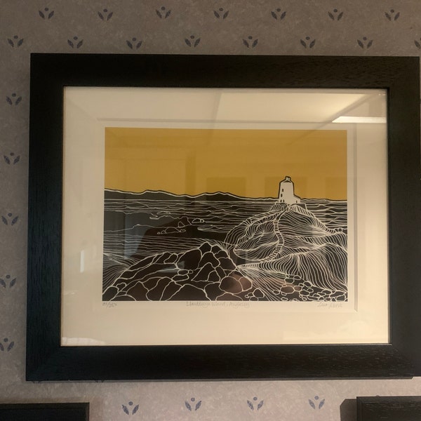 Limited Edition Print of an Original Line Drawing of Swallow Falls ...