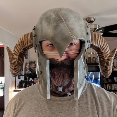 Dragon Armor Face Mask, Dragon Slayer Neck Gaiter, Washable and ...