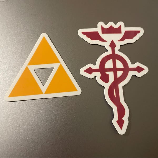 FMA Stickers - Vinyl Die-cut Stickers - Fullmetal Alchemist / Fullmetal ...