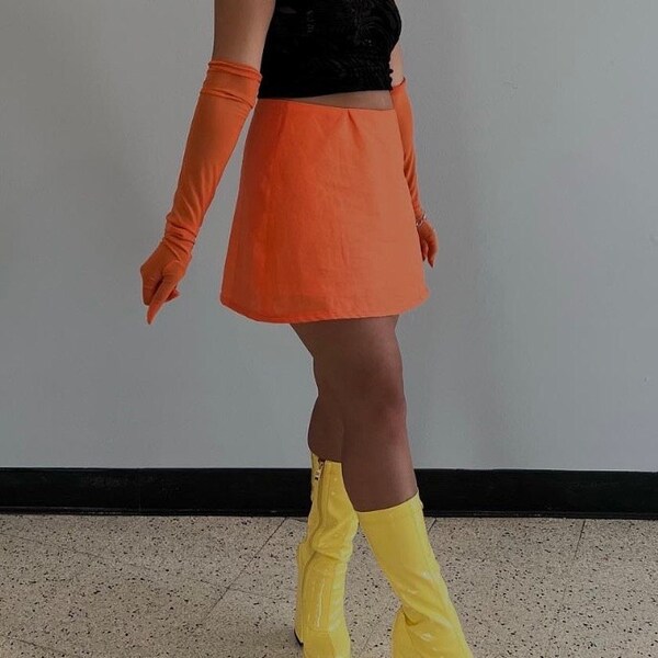 A-line Micro Mini Skirt PDF Sewing Pattern | Low-waist & High-waist | 3 ...