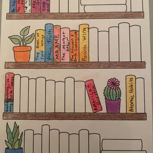 Book Review Sticker, Book Journal Sticker, Genre Tracker, Reading ...
