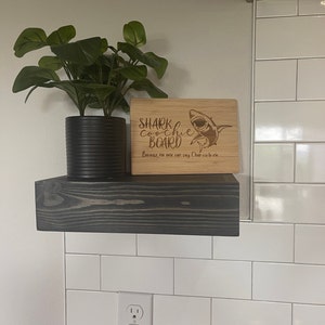 Shark Coochie Board / Kitchen Sign / Mini Cutting Board / Shark Board ...