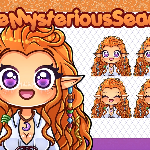 Clove VALORANT Chibi Pngtuber Model for Twitch/youtube | Vtuber Model ...