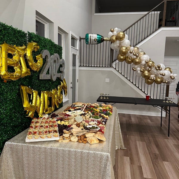 40'' Champagne Bottle Balloon Cascade Kit - Birthday Party, Engagement ...