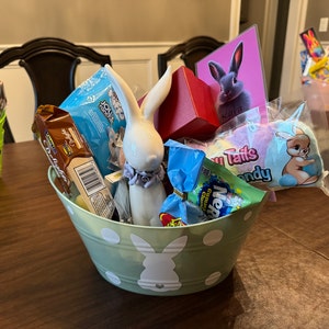 Personalized Gift Basket for Cheer Leader Bucket Senior Night Cheer Pom ...