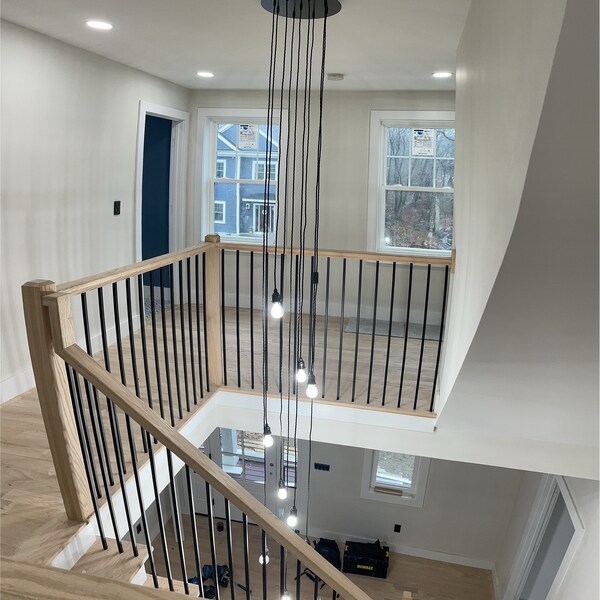 Pewter 3 Pendant Ceiling Light (without Bulbs) - Etsy UK