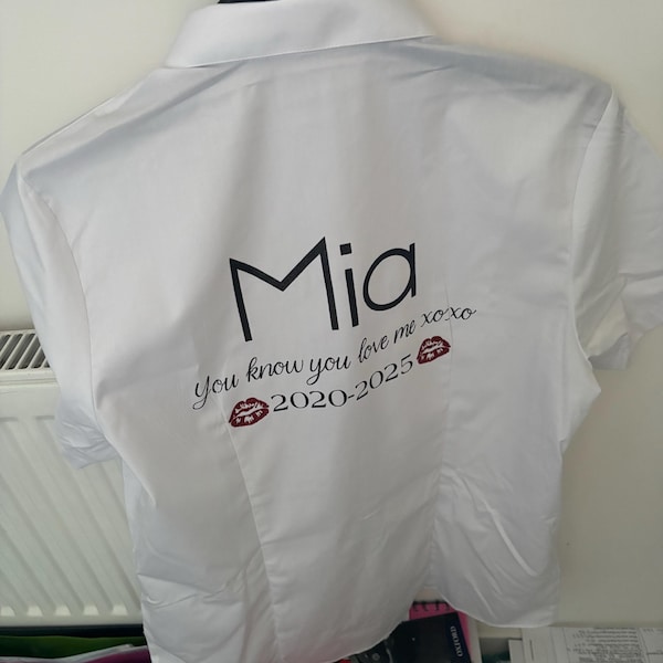 School Leavers Shirt, Gossip Girl, Many Colours Available, Personalised ...