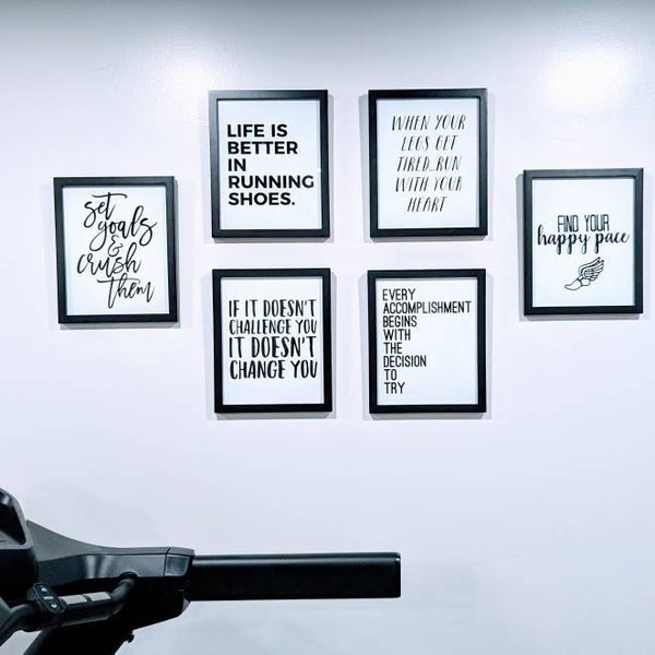 Set Goals and Crush Them, Motivational Poster, Inspirational Wall Art ...