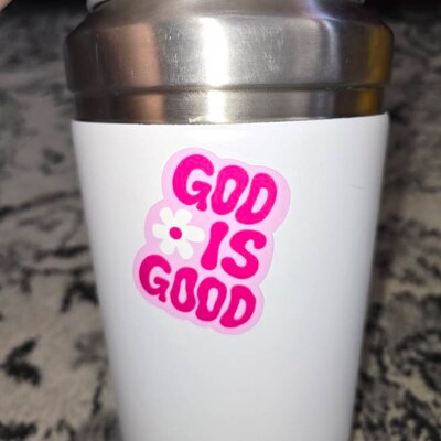 God is Good Sticker, Faith Sticker, Jesus Sticker, Flower Sticker - Etsy