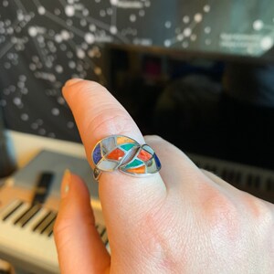 Silver Pachamama Swirl Ring - Etsy