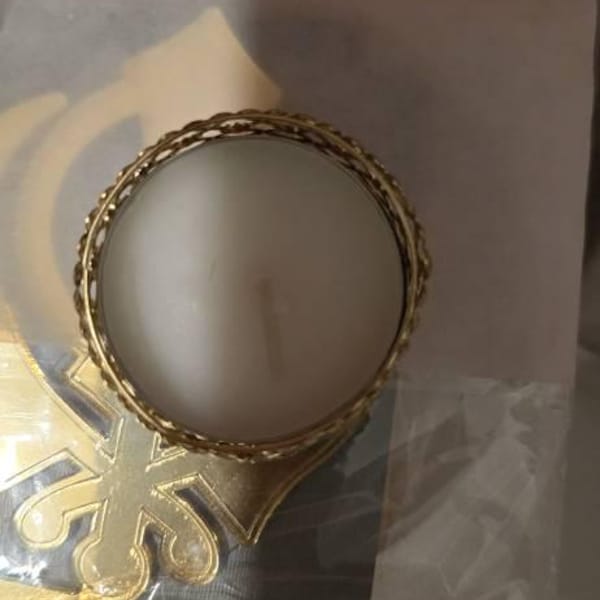 Khanda Tea Light Candle and Holder Sikh Symbol Khanda Shadow Diya, Diva ...