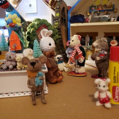 Extreme Micro Teddy Bear Miniature Toy Collection Bear Micro Bear Tiny ...