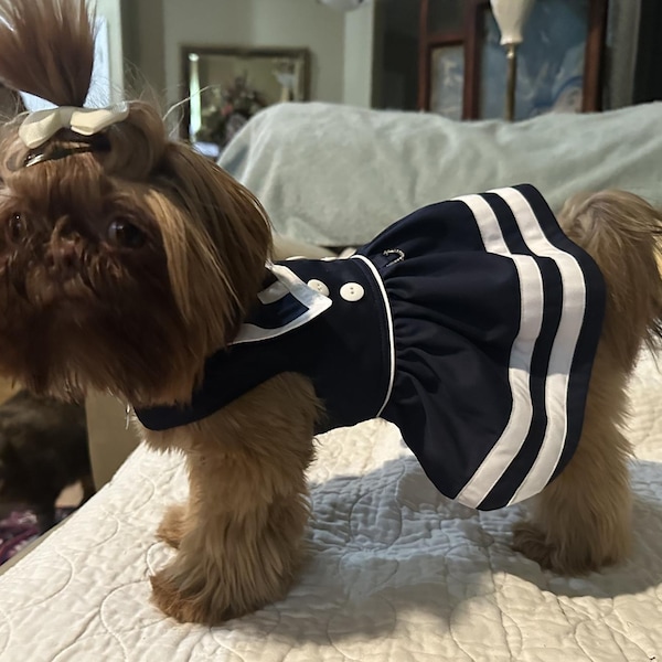 Fancy Dog Dress for Small Dogs, Custom Dog Outfits, Dog of Honor Outfit ...