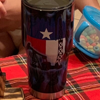 Texas Flag Oilfield Yeti, Texas Flag Oilfield Rtic, Texas Oilfield ...