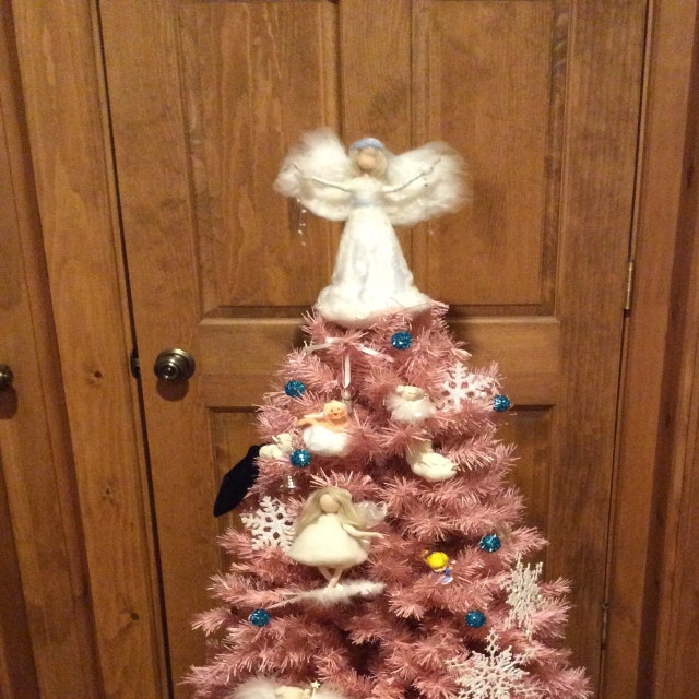 Snow Angel Tree Topper Ready to Ship Waldorf Needle Felt | Etsy