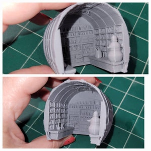 Dnd Dwarven Tribute Statue Dwarf Wall Monument Tabletop Scatter Terrain ...