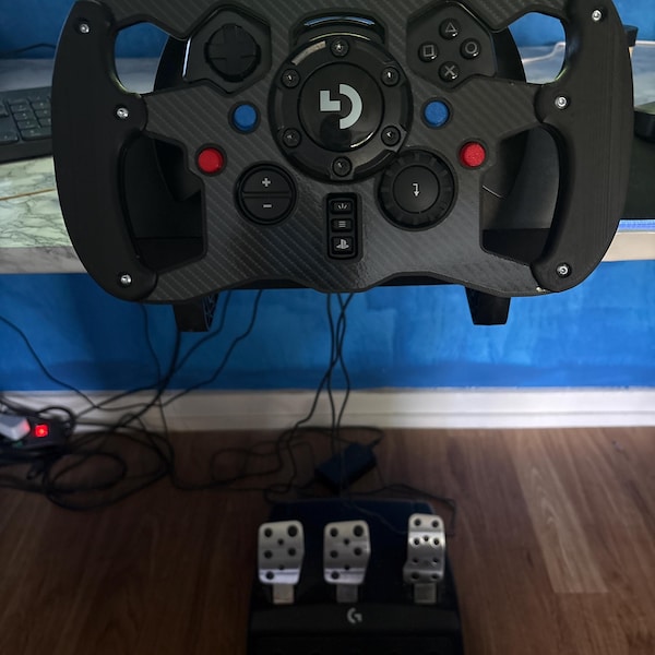 Aluminum and Alcantara F1 Open Wheel Mod for Thrustmaster T300 RS/RS GT ...