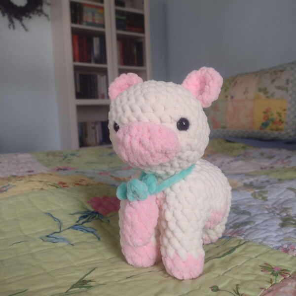 Strawberry Cow Plushie - Etsy