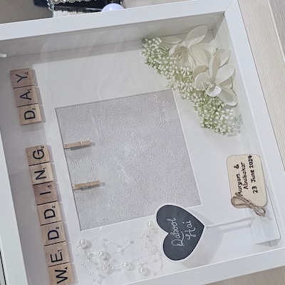 Scrabble New Home, First Home Frame, Engraved Personalised Name Frame ...