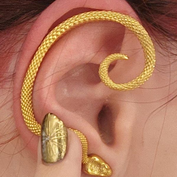 Octopus Tentacle Ear Cuff, Octopus Tentacle Ear Cuff, Ear Cuff, Octopus ...