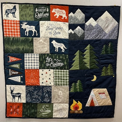 PDF Summer Camping Quilt Pattern Campfire Quilt Pattern - Etsy