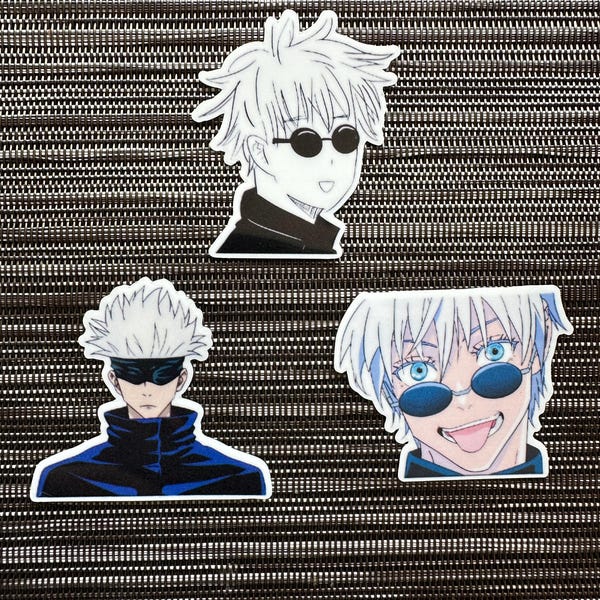 Satoru Gojo Sticker Pack - Etsy