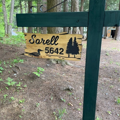 Custom Rustic Cottage Sign Custom Engraved Lakehouse Sign Outdoor ...