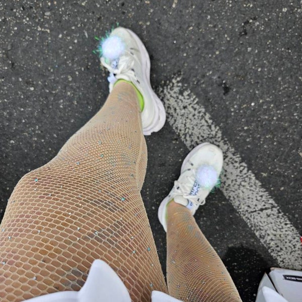 Tinkerbell Puff Ball Shoe Clips, Pom Poms, Tinkerbell Inspired, White ...