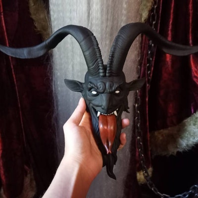 Hybrid Krampus Decorative Mask - Etsy