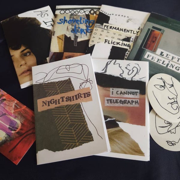 How to Use Found Text- Mini Guide Zine & Kit - Etsy