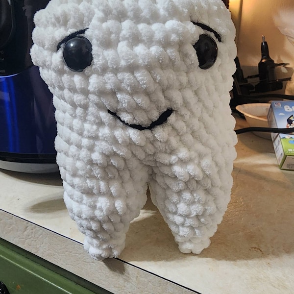 Tooth Plushie Crochet Pattern - Etsy