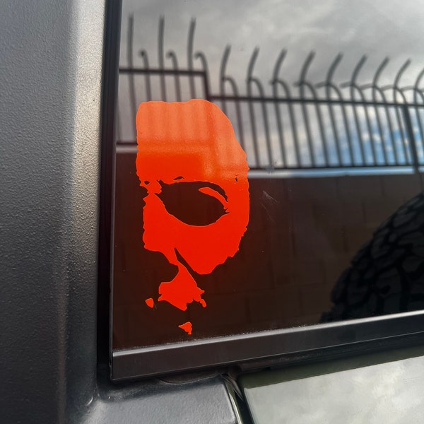 Michael Myers Decal Sticker | Sticker for Car Window | for Tumbler ...