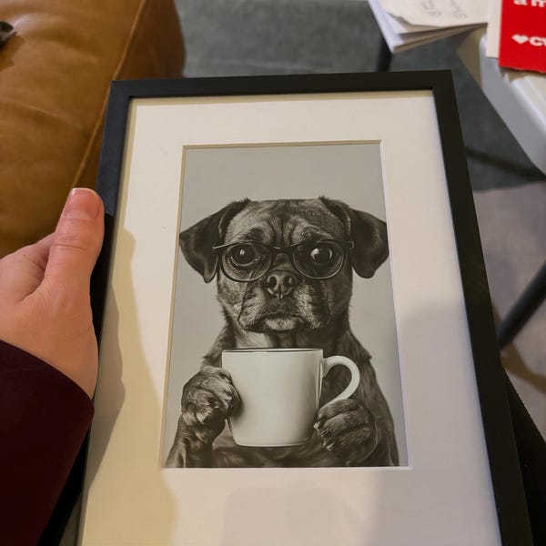 Yorkshire Terrier mit Bier Wandkunst, schwarz weiß Druck, Yorkie ...