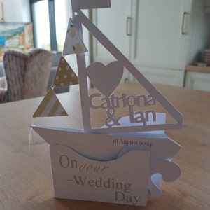 Personalised 80th 3D Paper Cut Card for a Mum/ Grandma/aunt/sister ...