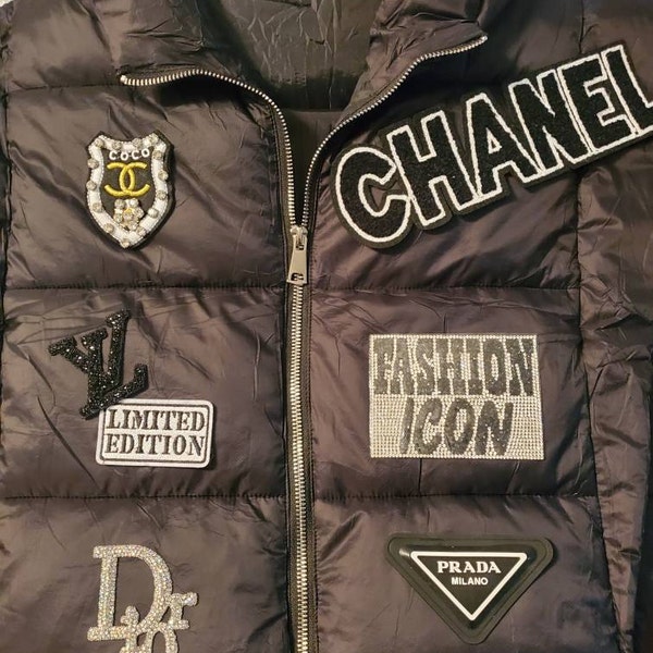 NEW, Blinged Out "fashion Icon" Rhinestone Patch With Adhesive ...