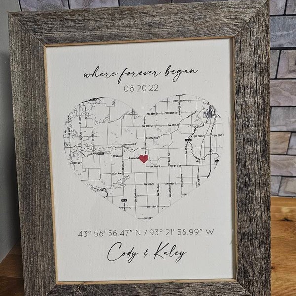 Split House Map Moving Away Gift the Journey Continues Retirement Gift ...