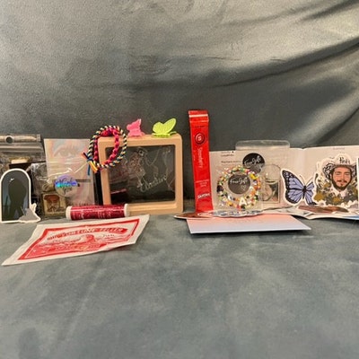 POST MALONE Inspired Sword Y-chain Necklace // circles - Etsy