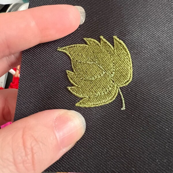 Leaf Embroidery Design, Tree Leaf Machine Embroidery, Leaf Pattern ...