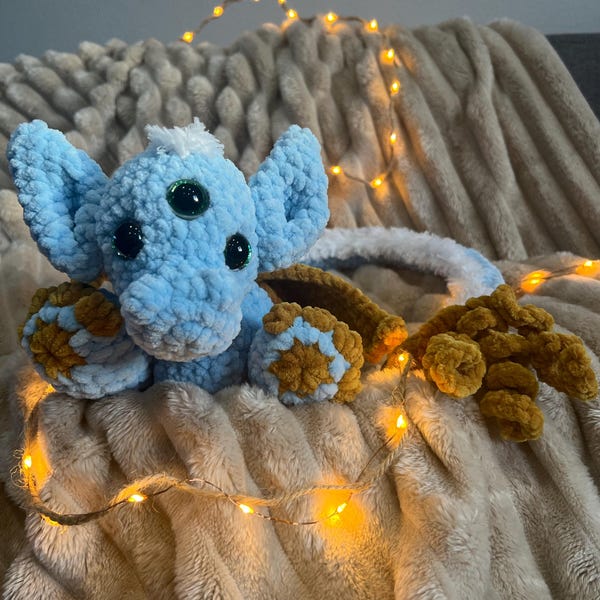 Jupiter the Dragon | PDF Crochet Amigurumi Pattern - Etsy