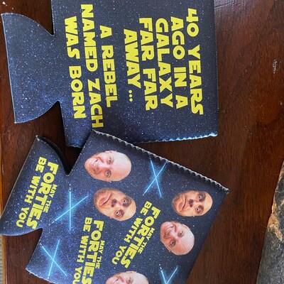 Custom Photo Birthday Cozy Star Galaxy, Space Wars Themed Bday Party ...
