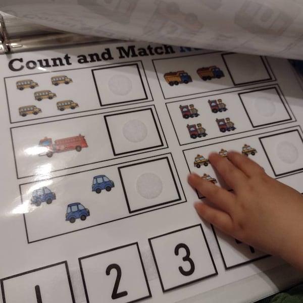 Preschool Learning Binder Transportation Theme - Etsy