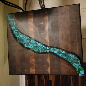 Real 3d Fish Aquatic Epoxy River Table, With Realistic Northern Fish ...