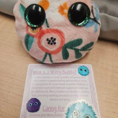 Worry Buddy, Sensory Comfort Toy, Autism Toy for Kids, Fuzzy Sensory ...